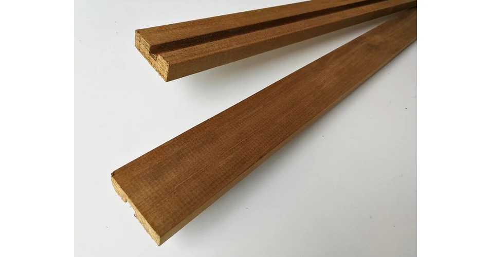 Fa kerítésléc hőkezelt nyár HT 20x60x1250 mm HOE - hőkezelt nyárfa ...