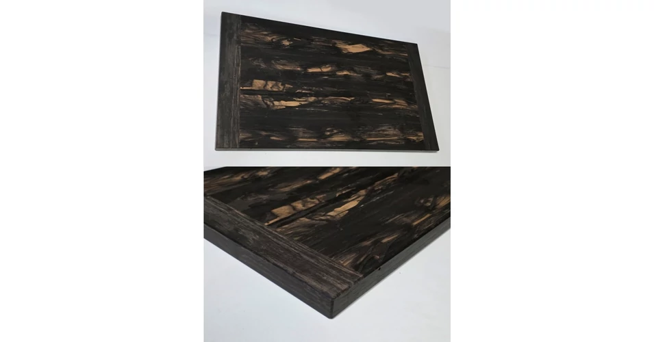 Asztallap táblásított ÉBENFA 810x470 mm 34 mm kb. 10 kg TRO ZA ...