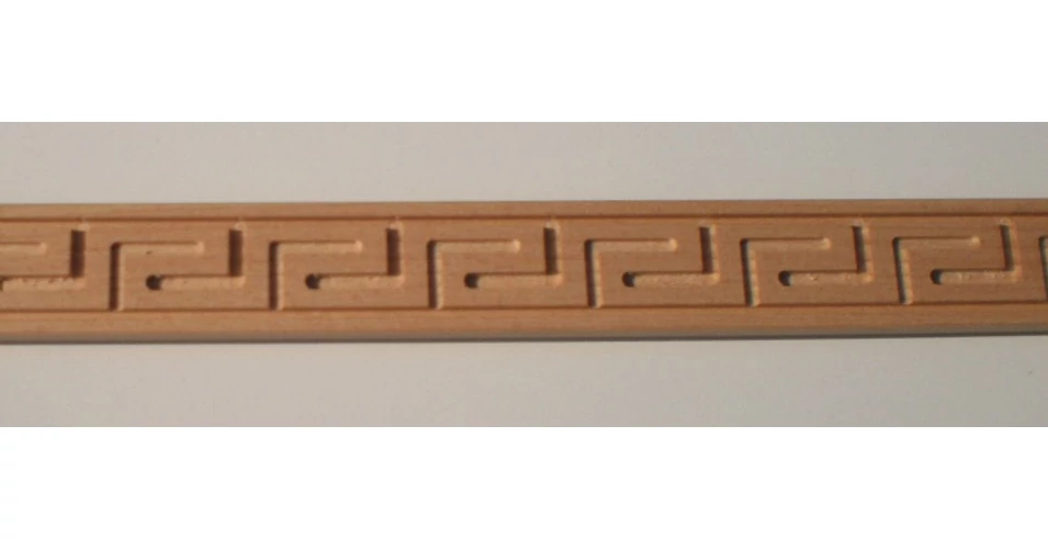 Fa díszléc faragott léc 4024 Bükkfa 25x6x2440 mm 4024/25x6 - bükkfa ...