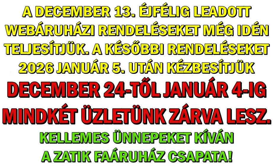 Zatik Faáruház Fatelep